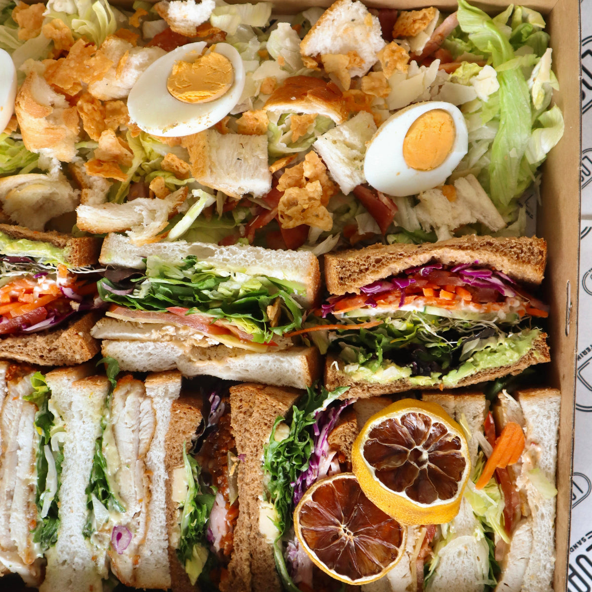 SANDWICH + SALAD PLATTER – LOAF Sandwiches
